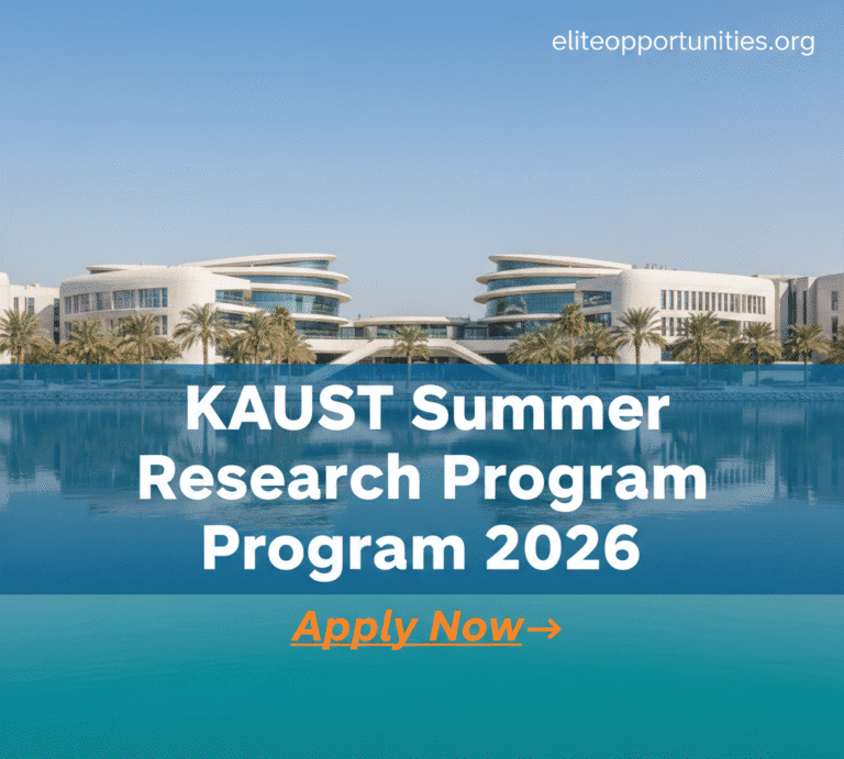 KAUST Summer Research Program 2026 | Apply Now
